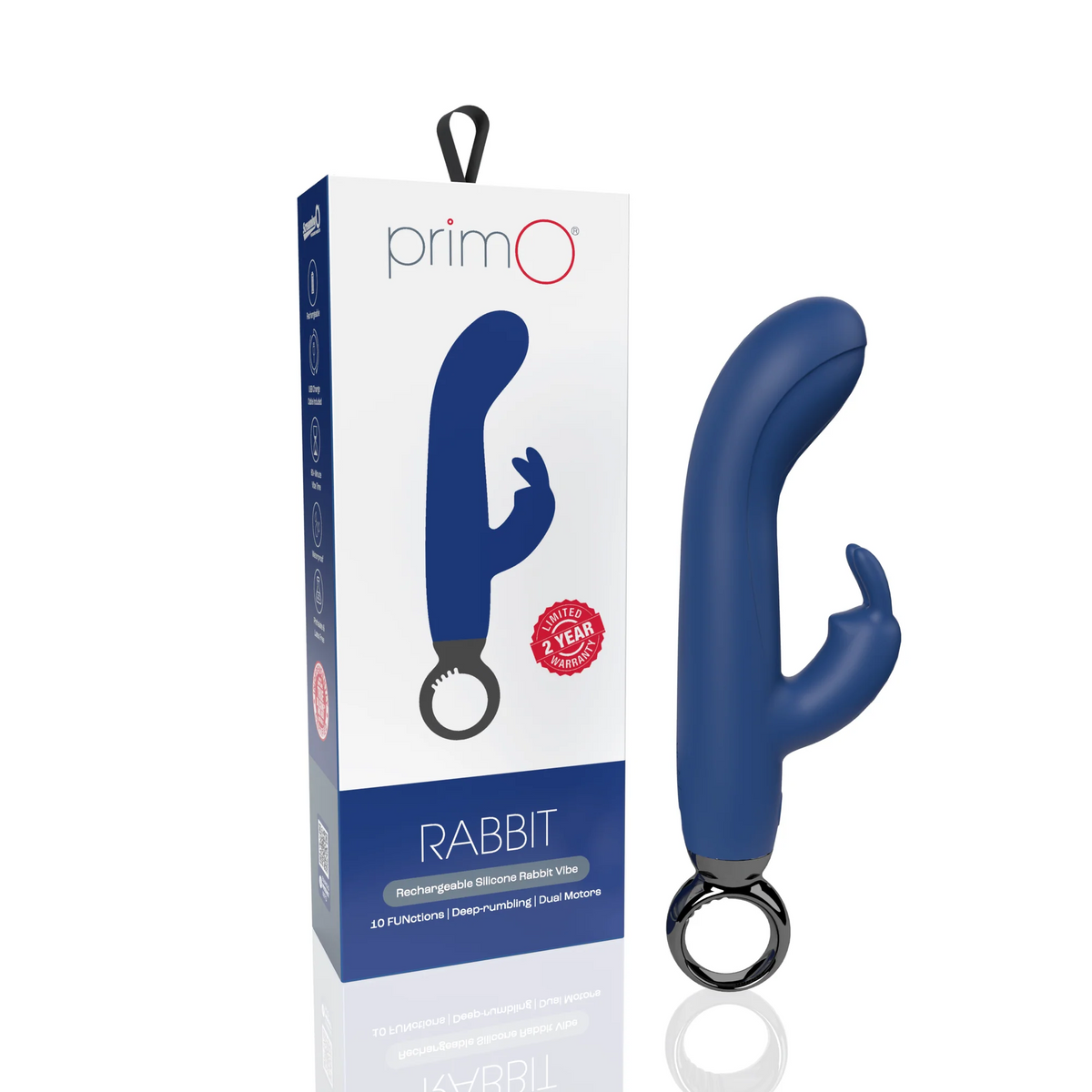 PrimO Rabbit vibrator - buttery soft silicone. – Nauti NZ